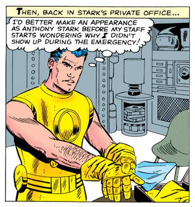 Originele Iron Man Strip
